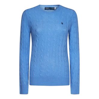 Ralph Lauren Damenbekleidung Sweatshirts Azzuro Aw24 - - Knitwear - Damen - Blau - L