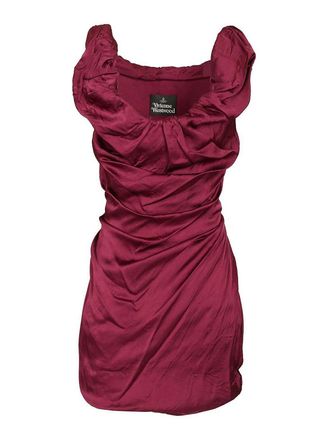 Vivienne Westwood Robe Courte - Rouge Brun