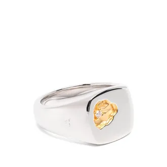 Tom Wood Small Mined Diamong Ring