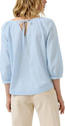 s.Oliver Klassische Bluse mit Streifen Muster