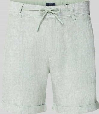 Mc Neal Leinenshorts mit Bindeg&uuml;rtel und Ges&auml;&szlig;taschen