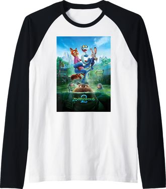 Disney Zootropolis 2 Nick Judy Gary Russ Marsh Market Poster Raglan