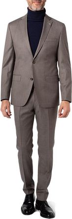 Roy Robson Herren Anzug braun