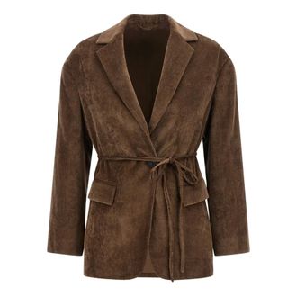 Brunello Cucinelli Damen, M&auml;ntel, Braun, 2XSGr&ouml;&szlig;e