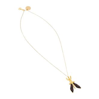 Patrizia Pepe Embellishment Anh&auml;nger Halskette - - Accessories - Damen - Gelb - ONE SIZE