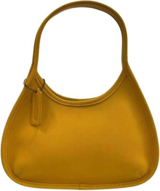 Coach Sac port&eacute; &eacute;paule Pre-owned - Femme - Pre-owned - Jaune - Taille: ONE Size