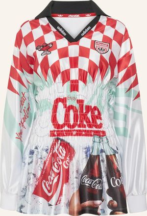 adidas Originals Adidas Originals Mash Up Gesmoktes Trikot weiss
