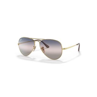 Ray-Ban Rb3689 Bi-gradient Sonnenbrillen Arista Gold Fassung Rosa Glas 62-14