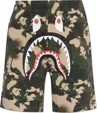 A Bathing Ape A Bathing Ape, Herren, Shorts, Grün, LGröße