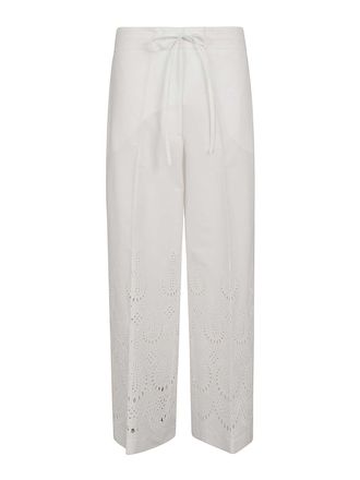 P.A.R.O.S.H. P. A.R. O.S. H. Pantalons D&eacute;contract&eacute;s - Blanc