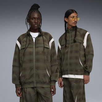 Puma Veste &agrave; imprim&eacute;s CLRT Unisexe, V&ecirc;tements, Vert, XXL