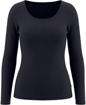 Ulla Popken Longsleeve BH-Shirt Slim Rundhals Langarm