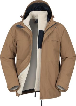 Mountain Warehouse Maple Jacke, wasserfest f&uuml;r Herren (Hellbraun)