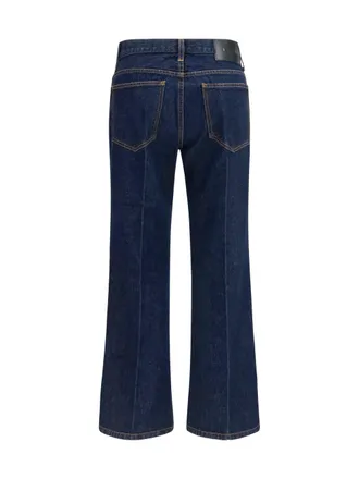 Khaite Womens Clara Jeans Benson Cotton