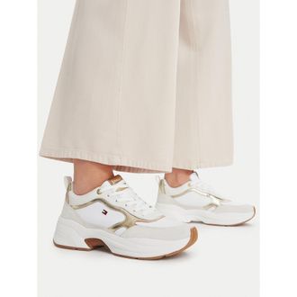 Tommy Hilfiger Sneakers Tommy Hilfiger Th Chunky Runner Metallic FW0FW09204 &Eacute;cru