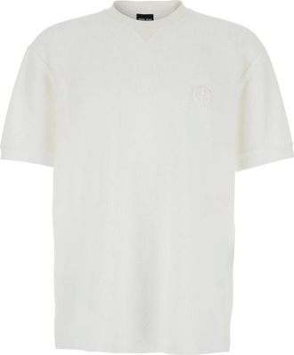 Giorgio Armani Homme, Tops, Blanc, Taille: L Mesh MC
