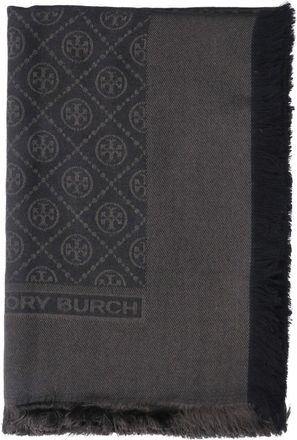 Tory Burch Silk And Wool Scarf Dot Traveler