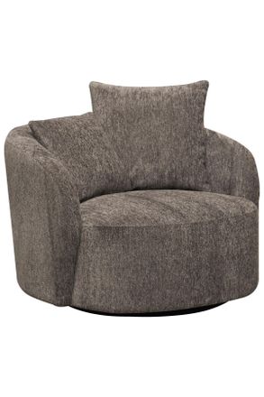 CARRYHOME Sessel, Dunkelgrau, Holz, Metall, Textil, Pappel, Sperrholz, F&uuml;llung: Polyester, 101x82x97 cm, Wohnzimmer, Sessel, Sonstige Sessel