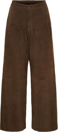 BTF-CPH Btfcph - Pantalon en cuir - Femme - Pantalons - Brun - Taille: 40 FR