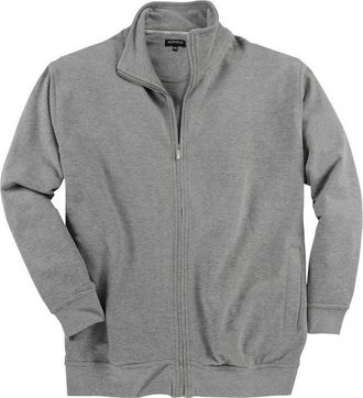 Redfield Sweatjacke Redfield Sweatjacke Übergröße grau melange Eddy