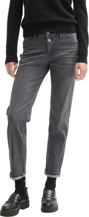 Tom Tailor Damen Boyfriend Fit Jeans mit Stretch, 10210 - Grey Denim, 29/32