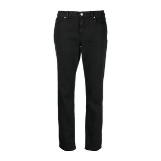 P.A.R.O.S.H. Schmal geschnittene schwarze Skinny Jeans - - Jeans - Damen - Schwarzk - XL