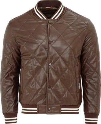 Firetrap Bomberjacke f&uuml;r Herren, Snap (Kaffeebraun)