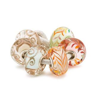Trollbeads Love Stories Collection de bijoux printemps 2020 (ensemble dhistoire damour), taille unique, Vetro, Pas de gemme