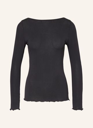 Skiny Skiny Longsleeve Cashmere Deluxe schwarz