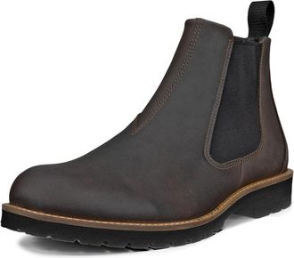Ecco Herren Jamestown Chelsea-Stiefel, Dunkel lehmfarben, 47 EU