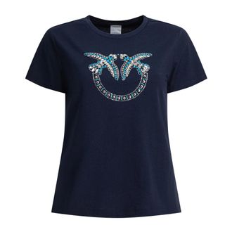 Pinko Blaues T-Shirt f&uuml;r Frauen - - Tops - Damen - Blau - M