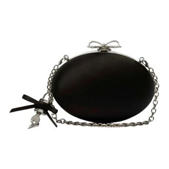 Self Portrait Mini Kristall-Schleifen-Tasche - - Bags - Damen - Schwarzk - ONE SIZE