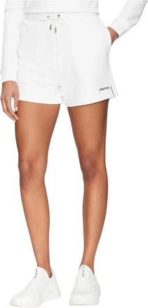 Guess Femme, Shorts, Blanc, Taille: 36 FR Coton Biologique Short Femme Coupe R&eacute;guli&egrave;re