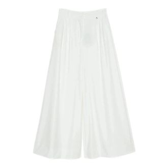 Twinset Weite Hosen - - Trousers - Damen - Wei&szlig; - M