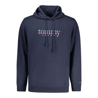 Tommy Hilfiger Homme, Sweatshirts et sweats &agrave; capuche, Bleu, Taille: S SweaT-shirt &agrave; capuche &agrave; manches longues