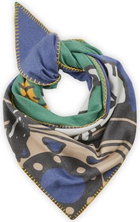 Codello Peanuts kaschmirweiches Dreieckstuch Farbe blau