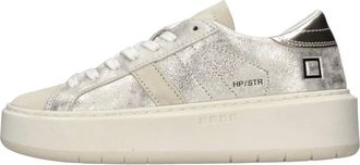 D.A.T.E. D.a.t.e., Femme, Chaussures, Gris, Taille: 40 EU Baskets en cuir et en daim