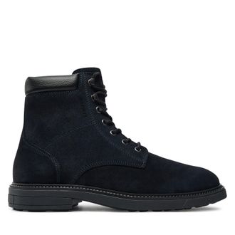 Tommy Hilfiger Stiefel Tommy Hilfiger Outdoor Suede FM0FM05193 Dunkelblau