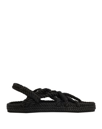 8 by YOOX ROPE CROSS-STRAP FLAT SANDALS
