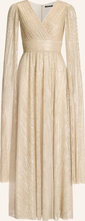 Swing Swing Abendkleid Mit Plissees Und Glitzergarn gold