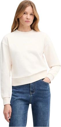 A|X Armani Exchange Damen, Sweatshirts & Hoodies, Wei&szlig;, MGr&ouml;&szlig;e