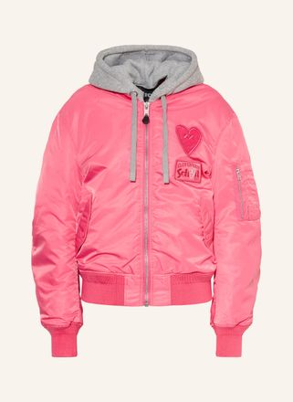 Schott NYC Schott Nyc Blouson Mit Abnehmbarer Kapuze pink