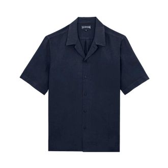 Vilebrequin Courbis Kurzarmhemd - - Shirts - Herren - Blau - 3XL