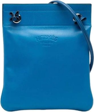 Herm&egrave;s Sac bandouli&egrave;re Aline doccasion - Femme - Pre-owned - Bleu - Taille: ONE Size