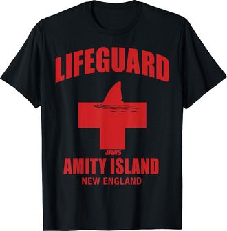 Jaws Lifeguard Amity Island New England T-Shirt