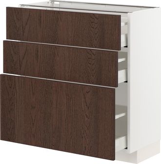 IKEA METOD / MAXIMERA Unterschrank mit 3 Schubladen