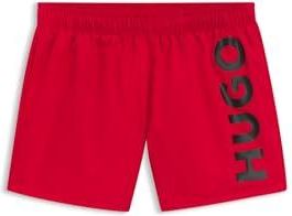 HUGO BOSS Hommes ABAS Shorts de Bain à Logo imprimé Vertical