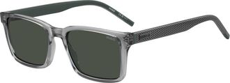 HUGO BOSS Eckige Sonnenbrille - - Accessories - Herren - Grau - 55 MM