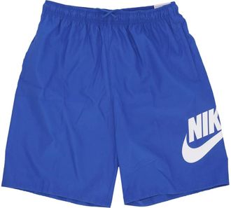 Nike Club Gewebte Shorts Spiel Royal/Wei&szlig; - - Sport - Herren - Blau - L