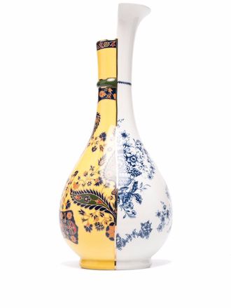 Seletti Vase mit Print - Gelb